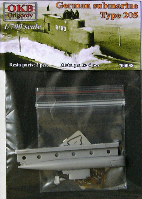 MODELIMEX Online Shop | 1/700 German submarine Type 205 | your ...