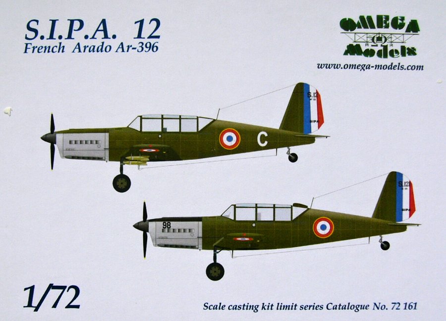 MODELIMEX Online Shop | 1/72 S.I.P.A. 12 (French Arado Ar-396) | your ...
