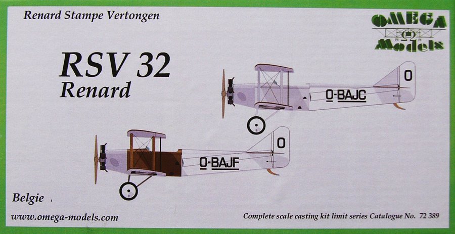 MODELIMEX Online Shop | 1/72 R.S.V. 32 Renard (Belgium) | your ...