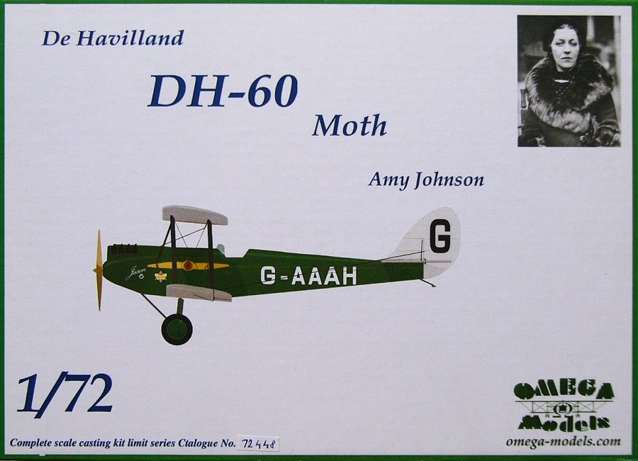 MODELIMEX Online Shop | 1/72 De Havilland DH-60 Moth (Amy Johnson ...