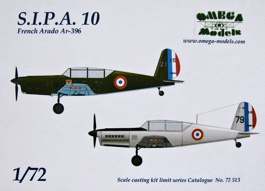 MODELIMEX Online Shop | 1/72 S.I.P.A. 10 (French Arado Ar-396) | your ...