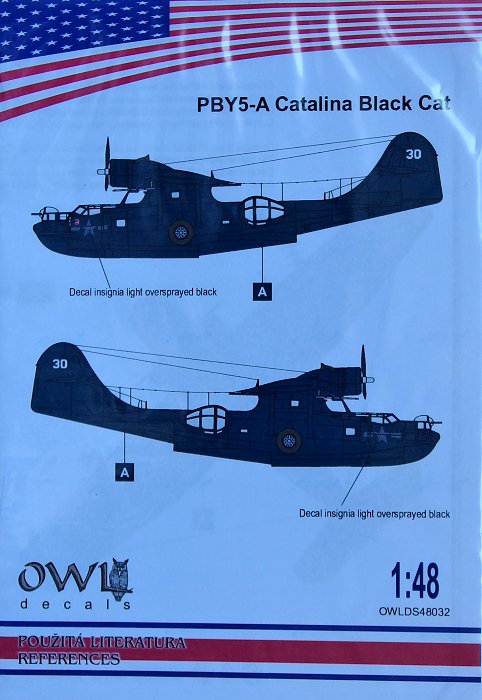 MODELIMEX Online Shop | 1/48 PBY-5A Catalina Black Cat (decal) | your ...