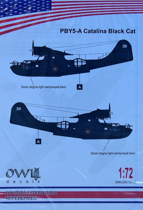 MODELIMEX Online Shop | 1/72 PBY-5A Catalina Black Cat (decal) | your ...