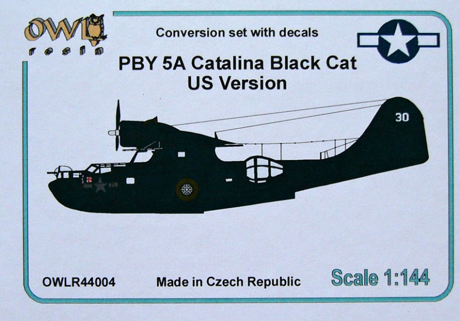 MODELIMEX Online Shop | 1/144 PBY-5A Catalina Black Cat Conv.Set (US ...