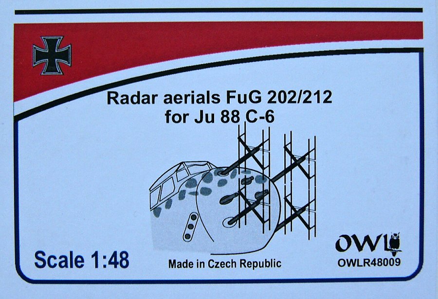 MODELIMEX Online Shop | 1/48 Radar aerials FuG 202/212 for Ju 88 C-6/R ...