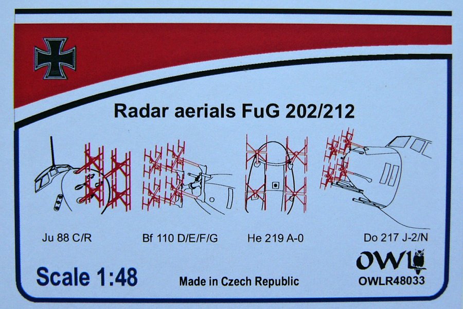 MODELIMEX Online Shop | 1/48 Radar aerials FuG 202/212 | your favourite ...