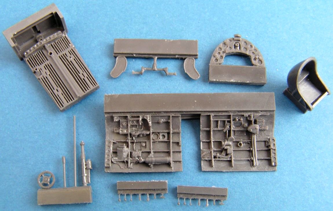 MODELIMEX Online Shop | 1/48 Macchi MC.200 Saetta Cockpit set (ITAL ...