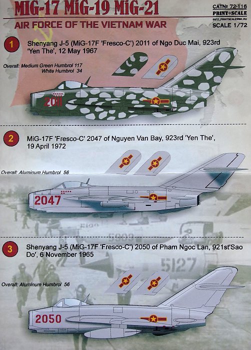 MODELIMEX Online Shop | 1/72 North Vietnamese MiGs - Vietnam War ...