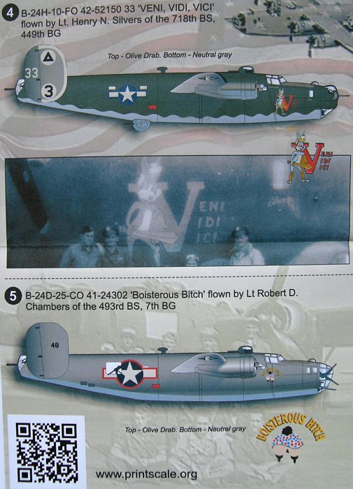 MODELIMEX Online Shop | 1/72 Consolidated B-24 Liberator (wet decals ...