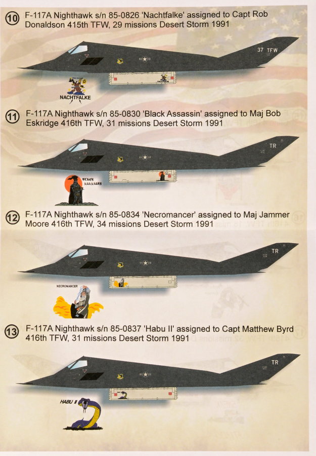 MODELIMEX Online Shop | 1/72 Lockheed F-117 Nighthawk (wet decals ...