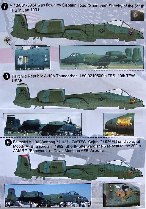 MODELIMEX Online Shop | 1/144 A-10 Thunderbolt II (wet decals) | your ...