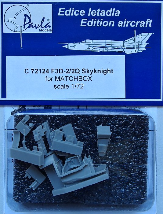 MODELIMEX Online Shop | 1/72 F3D-2/2Q Skyknight Cockpit set (MATCHBOX ...