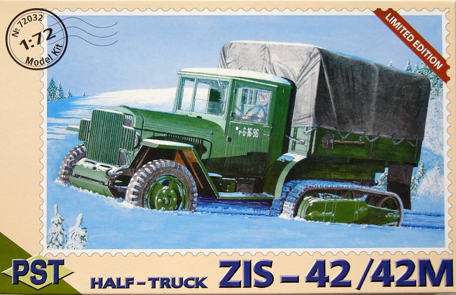 MODELIMEX Online Shop | 1/72 ZIS-42 Half-truck | your favourite model shop