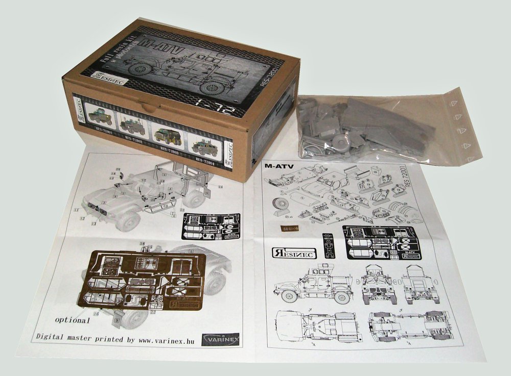 MODELIMEX Online Shop | 1/72 M-ATV (full resin kit, incl. PE set ...
