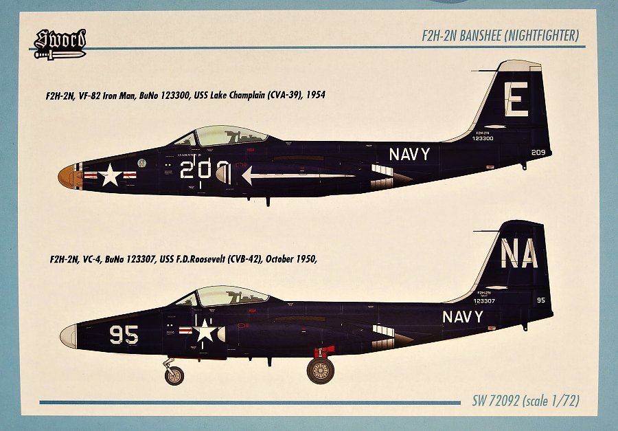 MODELIMEX Online Shop | 1/72 F2H-2N Banshee Nightfighter (2 decal vers ...