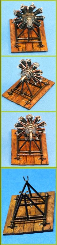 MODELIMEX Online Shop | 1/48 Le Rhone 9J engine w/ trestle (resin&PE ...