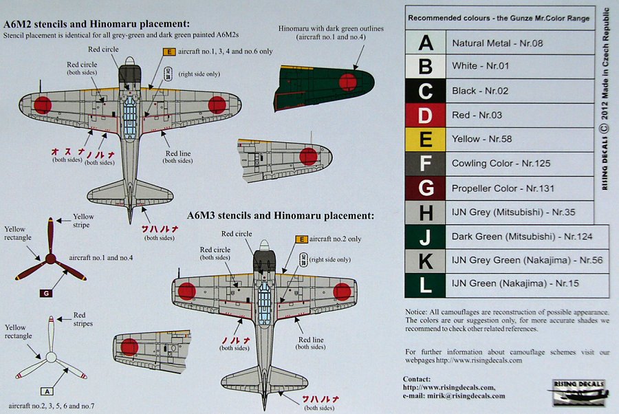 MODELIMEX Online Shop | 1/48 A6M Zero (7x camo schemes) | your ...