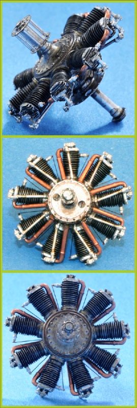 MODELIMEX Online Shop | 1/48 Le Rhone 9J engine (resin&PE set) | your ...