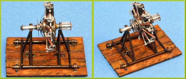 MODELIMEX Online Shop | 1/48 Le Rhone 9J engine w/ trestle (resin&PE ...