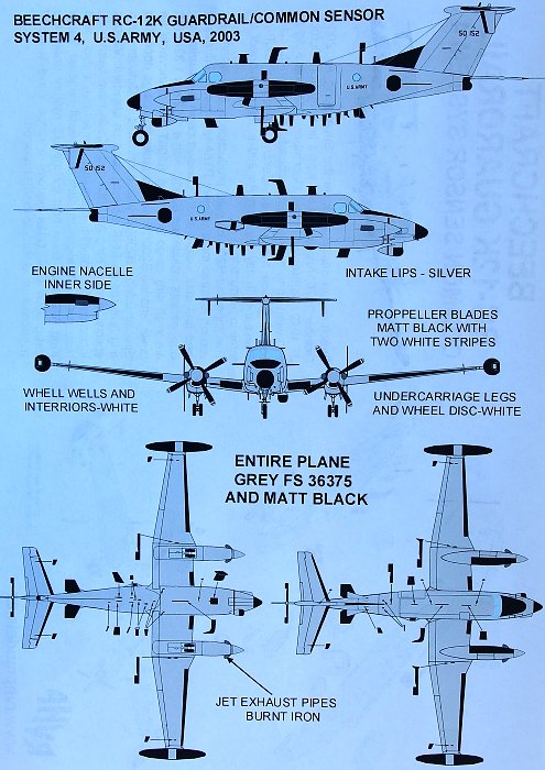 MODELIMEX Online Shop | 1/72 RC-12K GUARDRAIL Common Sensor System 4 ...