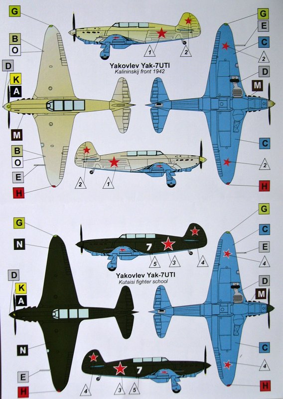 MODELIMEX Online Shop | 1/72 Yakovlev Yak-7UTI (VVS) | your favourite ...