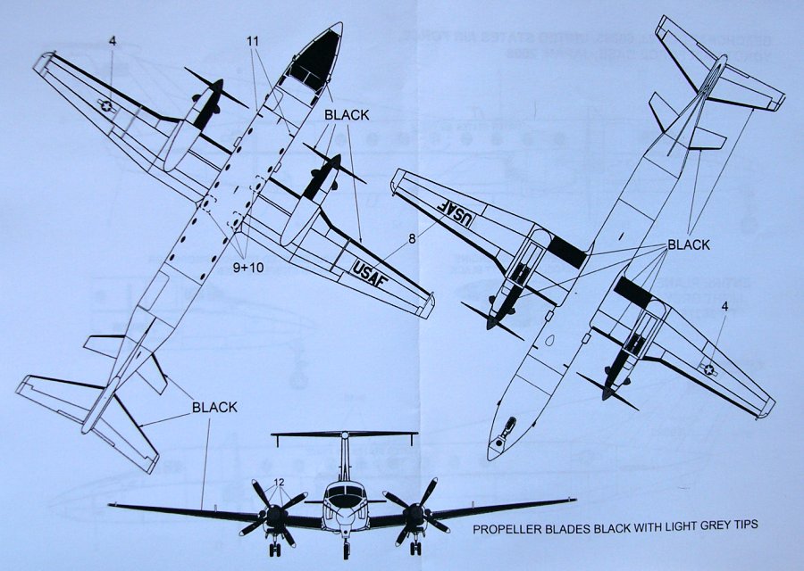 MODELIMEX Online Shop | 1/72 Beechcraft C-12J (USAF Low Visibility ...