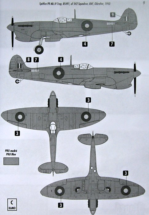 MODELIMEX Online Shop | 1/72 Supermarine Spitfire PR Mk. IV Trop | your ...