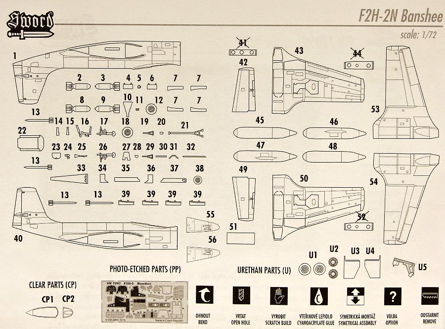 MODELIMEX Online Shop | 1/72 F2H-2N Banshee Nightfighter (2 decal vers ...