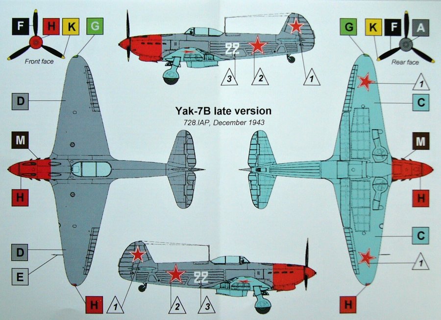 MODELIMEX Online Shop | 1/72 Yak-7B (late version) | your favourite ...