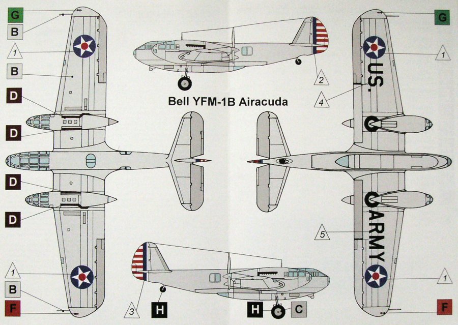 MODELIMEX Online Shop | 1/72 Bell YFM-1B Airacuda | your favourite ...
