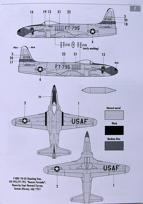 MODELIMEX Online Shop | 1/72 P-80C Shooting Star | your favourite model ...