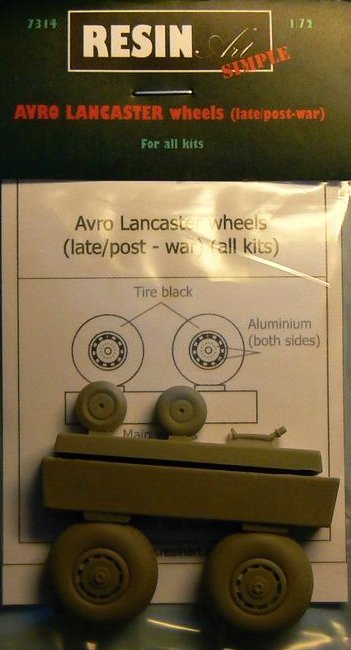 MODELIMEX Online Shop | 1/72 Avro Lancaster wheels (late/post-war ...