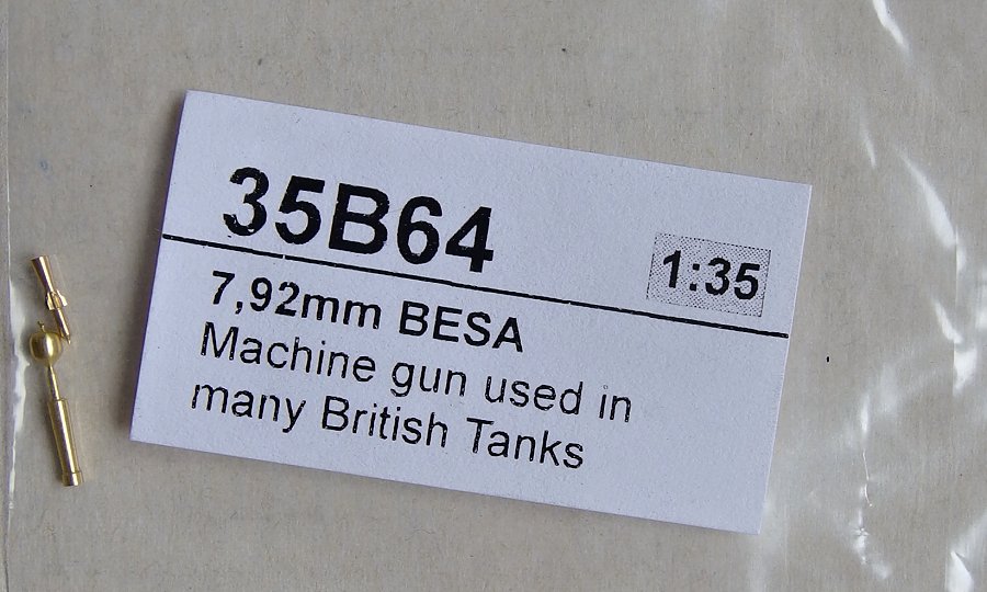 MODELIMEX Online Shop | 1/35 7,92mm BESA Machine gun for British Tanks ...