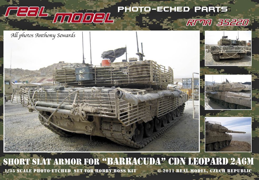 MODELIMEX Online Shop | Acc. New short Slat Armor for CDN Leopard 2A6M ...