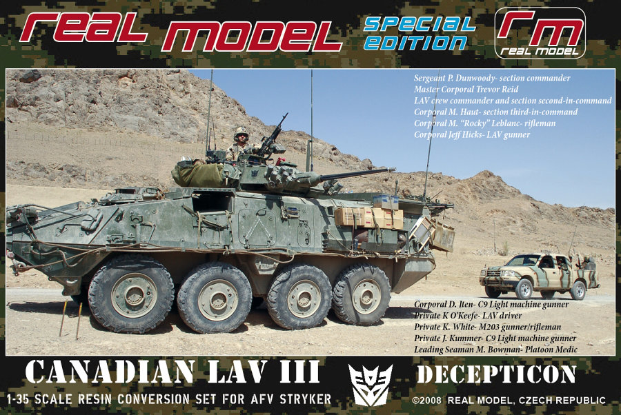 MODELIMEX Online Shop | 1/35 Canadian LAV III DECEPTICON - Conv.Set ...