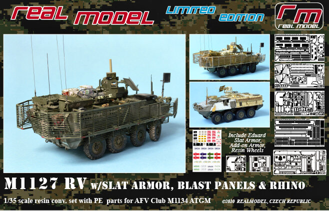 MODELIMEX Online Shop | 1/35 M1127 RV w/ Slat Armor, Blast Panels ...