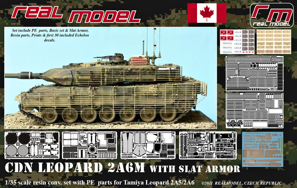 MODELIMEX Online Shop | 1/35 CDN Leopard 2A6 w/ slat armor Conv.Set ...