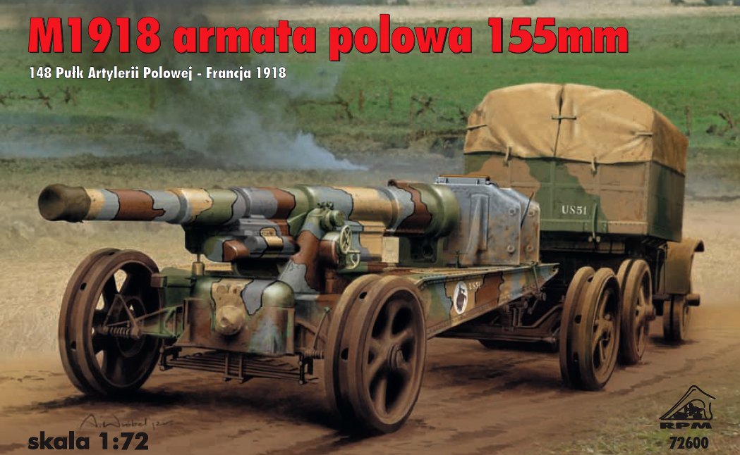 MODELIMEX Online Shop | 1/72 M1918 field gun 155mm (France 1918) | your ...