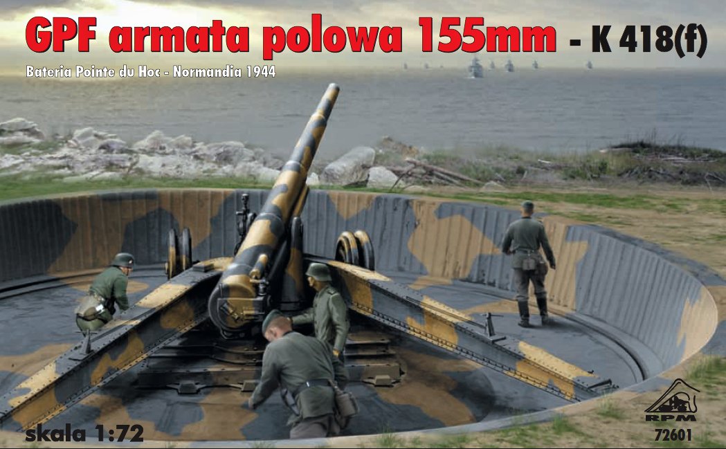 MODELIMEX Online Shop | 1/72 GPF field gun 155mm-K418(f) (Normandia ...