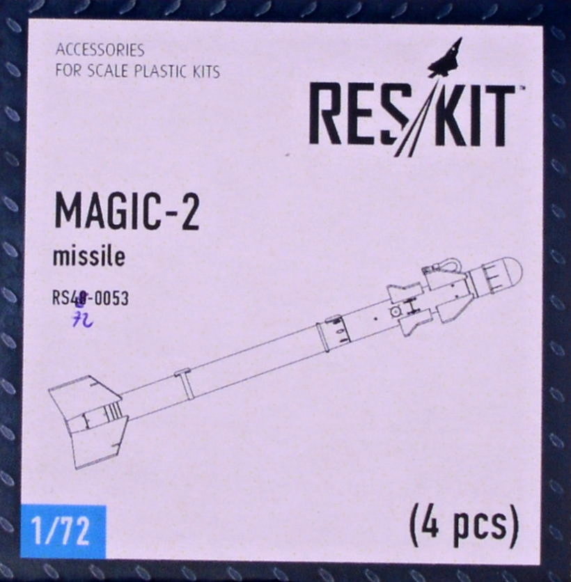 MODELIMEX Online Shop | 1/72 MAGIC-2 missile (4 pcs.) | your favourite ...