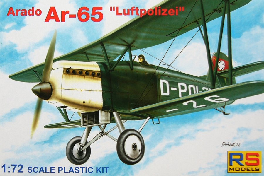 MODELIMEX Online Shop | 1/72 Arado Ar 65 Luftpolizei (3x Luftwaffe ...