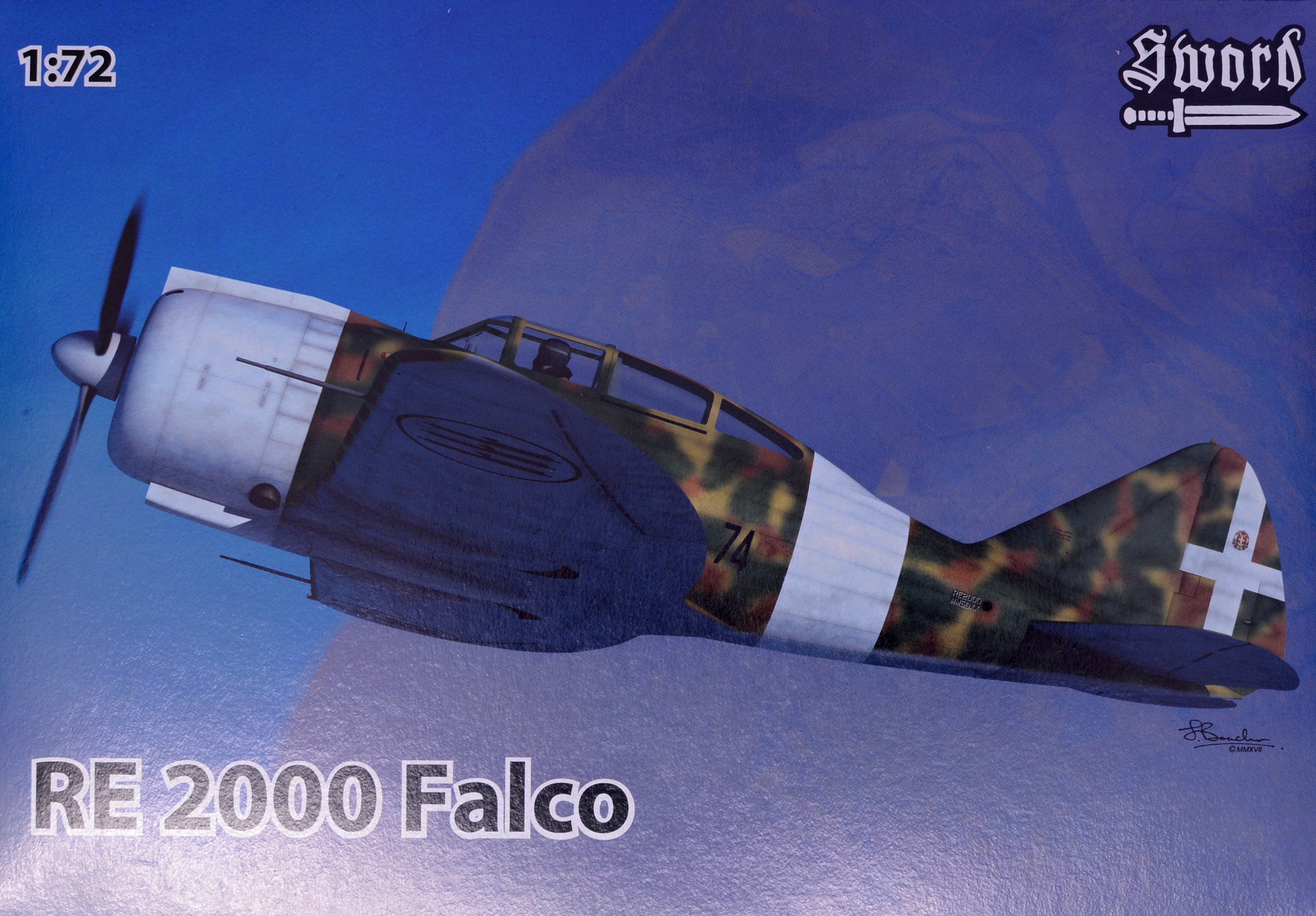 MODELIMEX Online Shop | 1/72 Reggiane Re 2000 Falco (2 decal versions ...