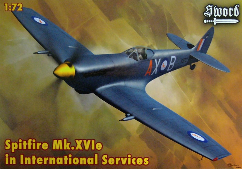 MODELIMEX Online Shop | 1/72 Spitfire Mk.XVIe in Int.Services (4 ...