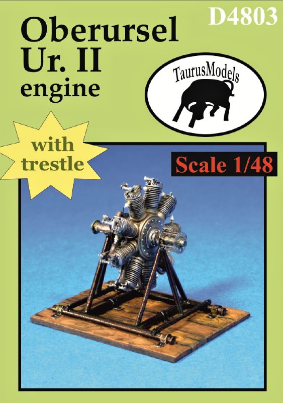 MODELIMEX Online Shop | 1/48 Oberursel Ur. II engine w/ trestle (resin ...
