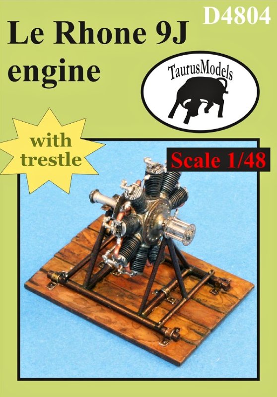 MODELIMEX Online Shop | 1/48 Le Rhone 9J engine w/ trestle (resin&PE ...