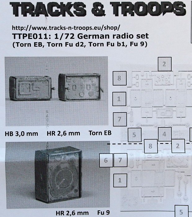 MODELIMEX Online Shop | 1/72 German radio set (PE set) | your favourite ...