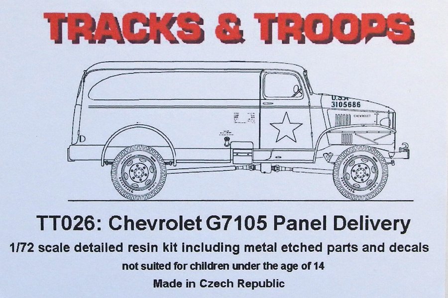 MODELIMEX Online Shop | 1/72 Chevrolet G7105 Panel delivery (resin kit ...
