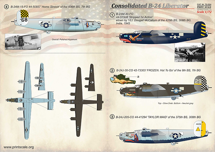 MODELIMEX Online Shop | 1/72 B-24 Liberator - part 2 (wet decals ...