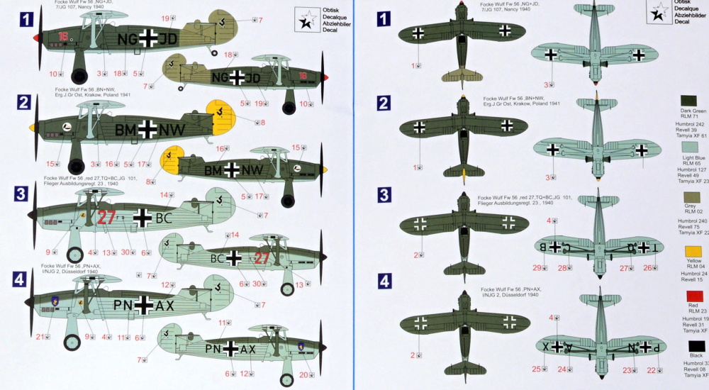 MODELIMEX Online Shop | 1/48 Focke Wulf FW-56 'STÖSSER' (Luftwaffe ...