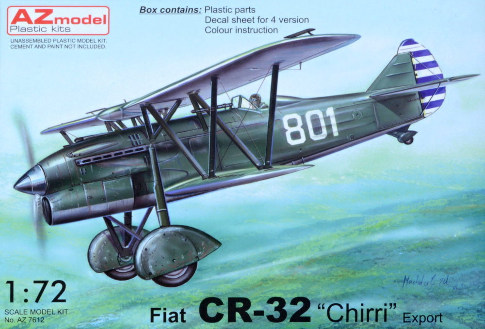 MODELIMEX Online Shop | 1/72 Fiat CR-32 Chirri Export version (4x camo ...